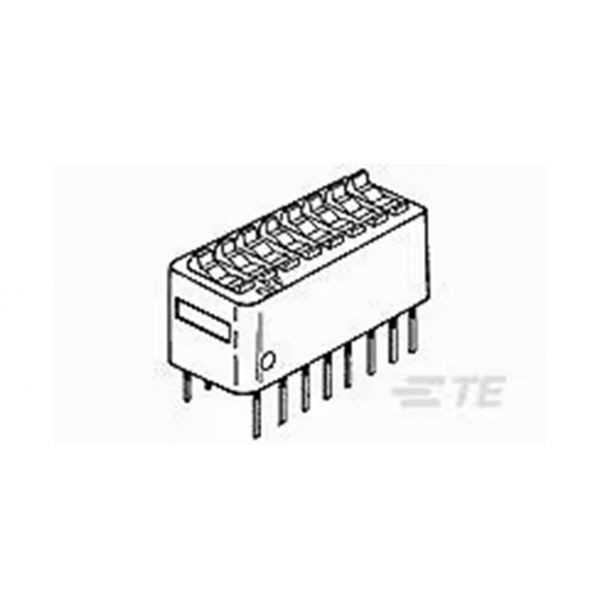 3-435640-6 DIP SWITCH/SIP SW DIP SWITCHS 5 POS TOP RCKR SLD ...