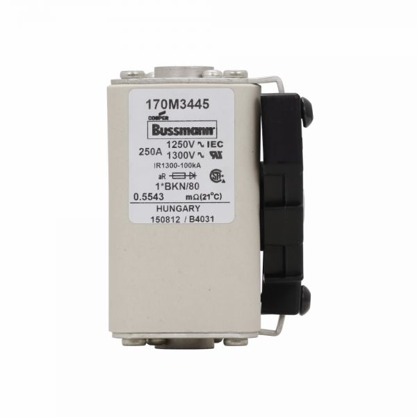 170M3445 Fuse size 1, 1250 Vac (IEC)1300 Vac (UL), 250 A fuse B ...